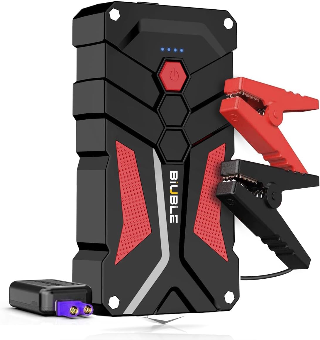 Booster Batterie Moto Portable 12V - USB & LED Intégrés
